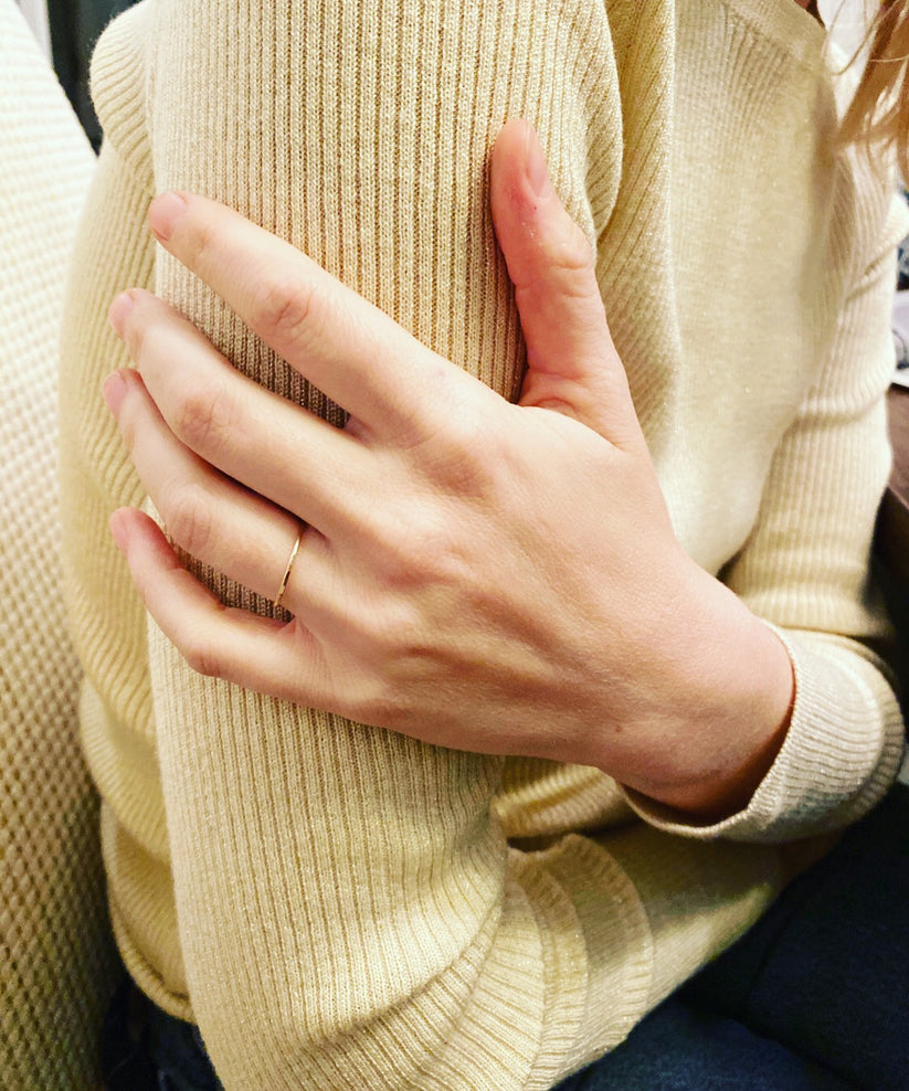 14k Gold Tiny Stacking Rings – Sacred Birch